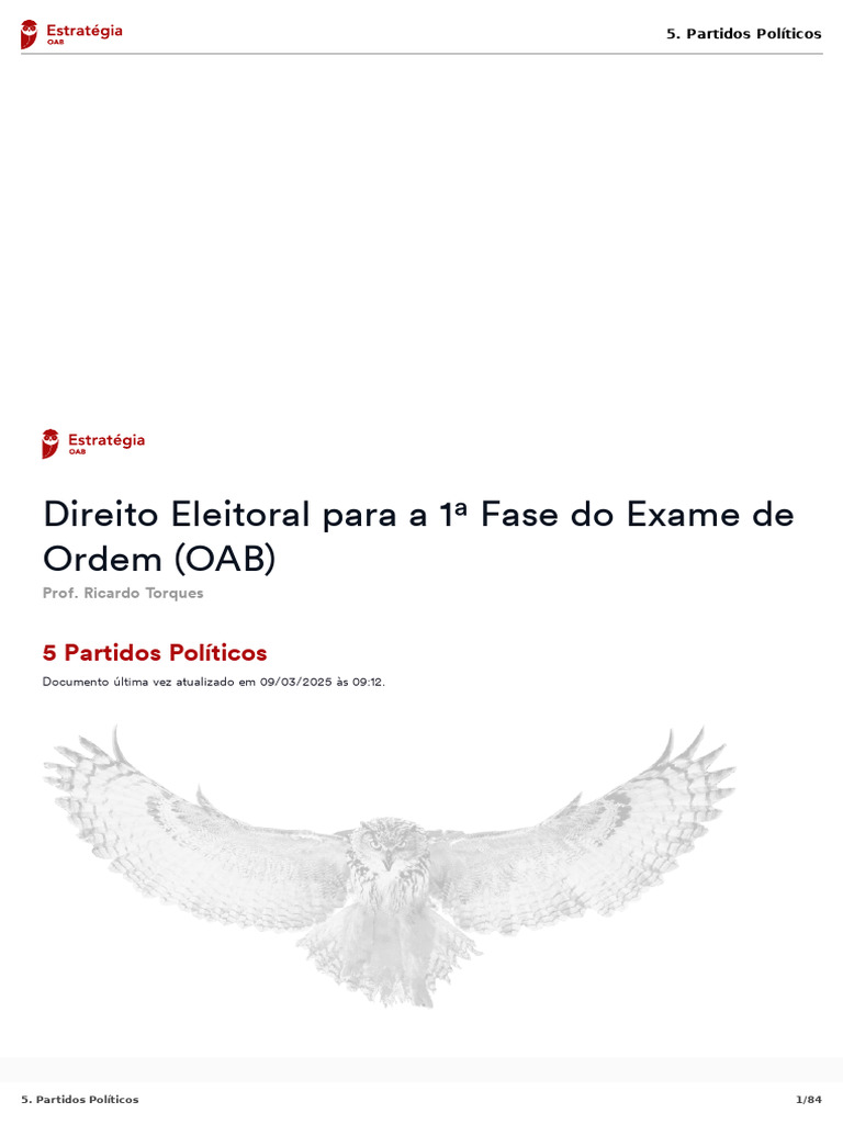 Funções e Estrutura dos Partidos Políticos | PDF | Eleições | Constituição