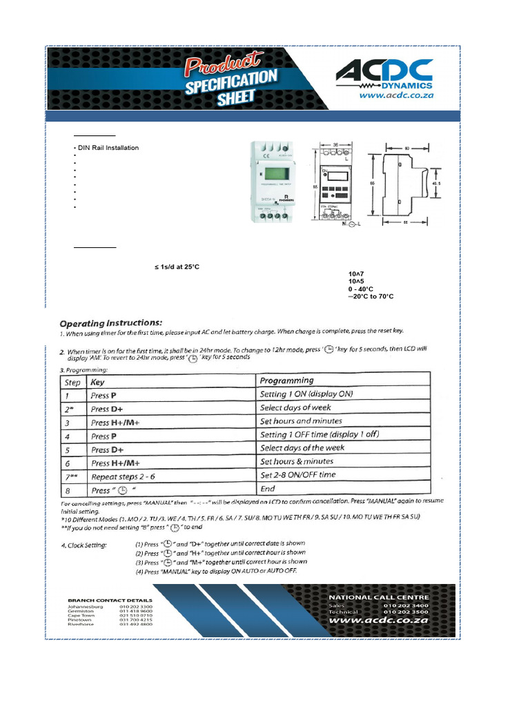 Dhc15a 20a | PDF