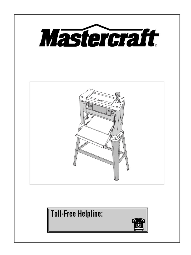 Mastercraft Planer Wood | PDF | Screw | Knife