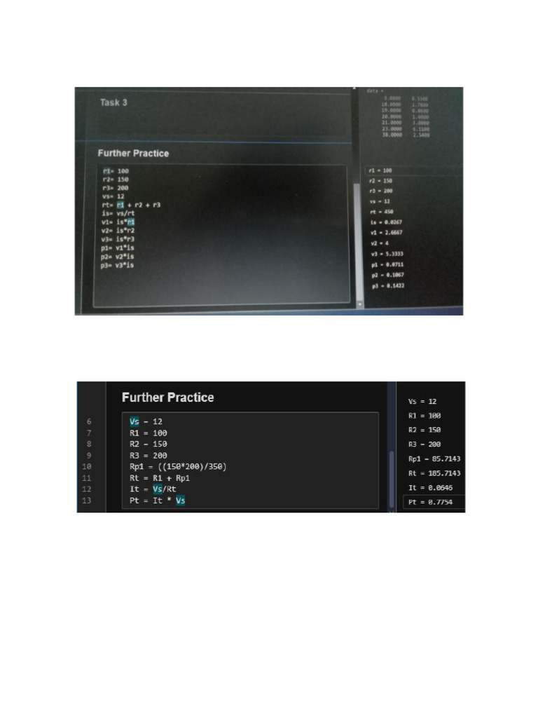 Trabajos de MATLAB | PDF
