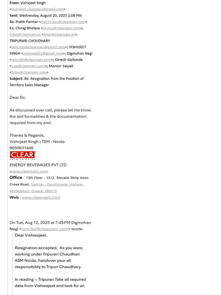 Outlook Document | PDF