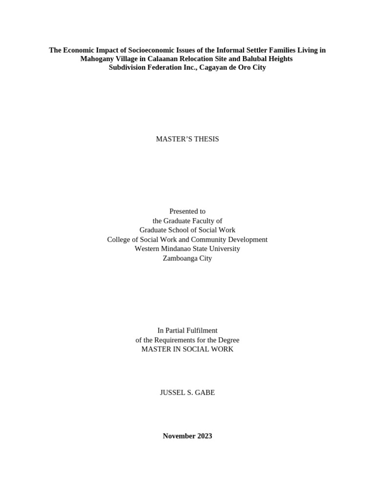 2 Thesis Proposal For Title Defense - Jussel Gabe - Checked | PDF ...