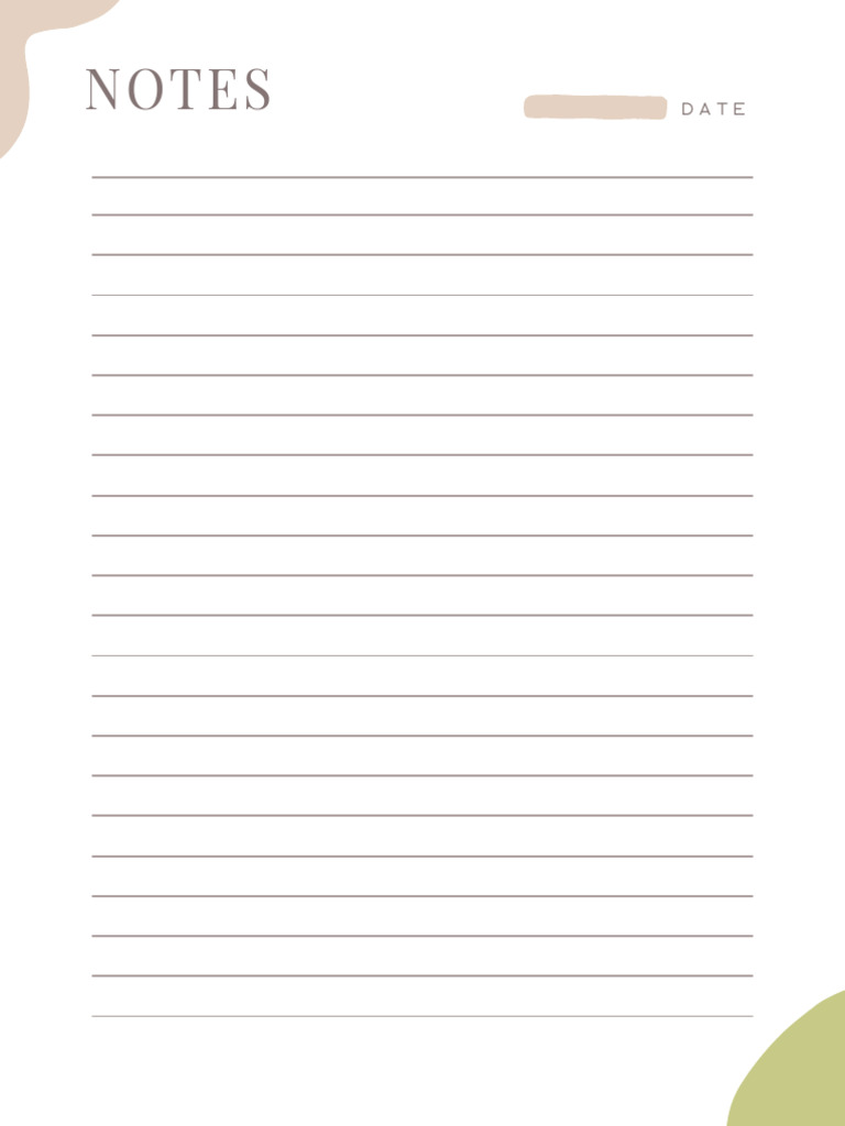 White Beige Simple Modern Minimalist Notes A4 Document - 20250908 ...