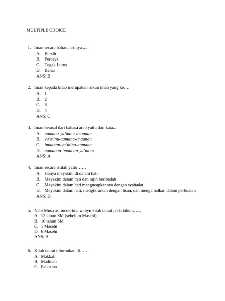 Soal Pts Aa Kelas 8 Sem 1 24-25 | PDF
