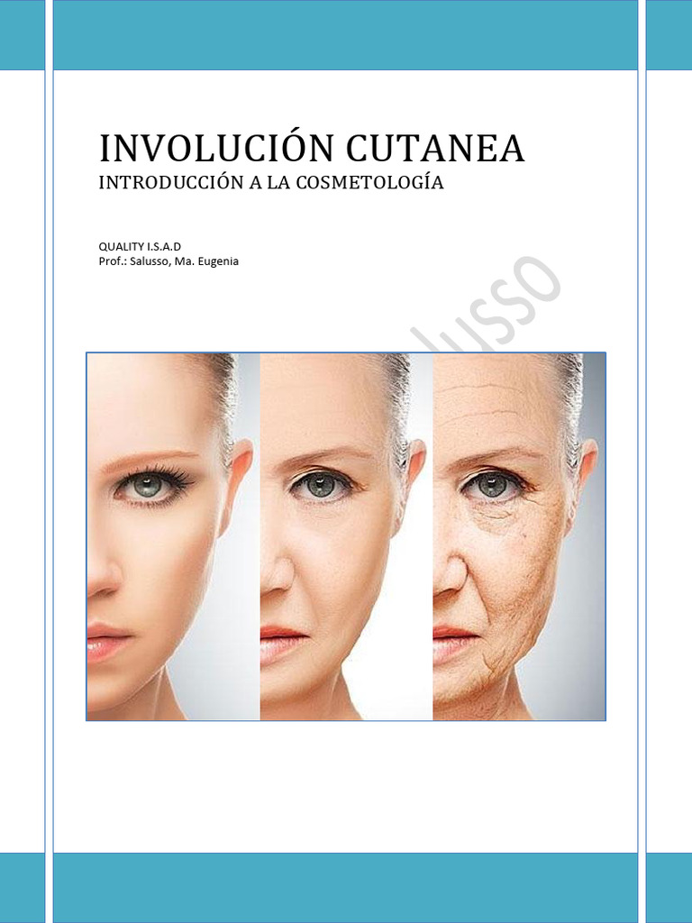 Involución Cutánea y Envejecimiento | PDF | Piel | Protector solar