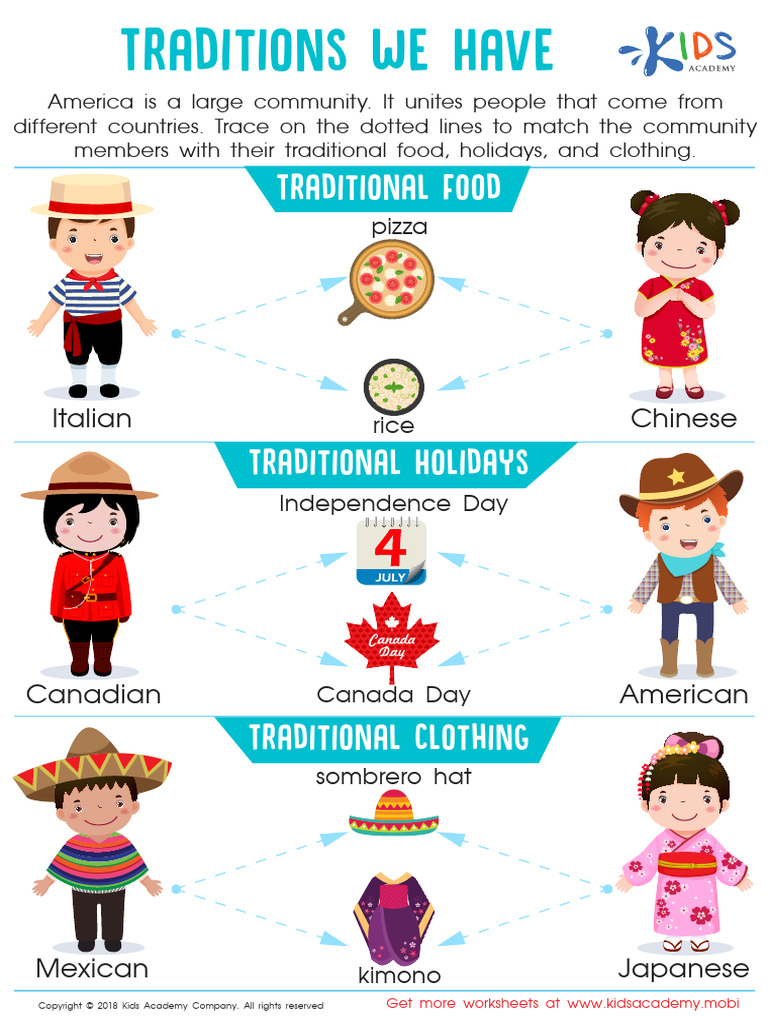 Grade 2 Traditions Worksheet | PDF