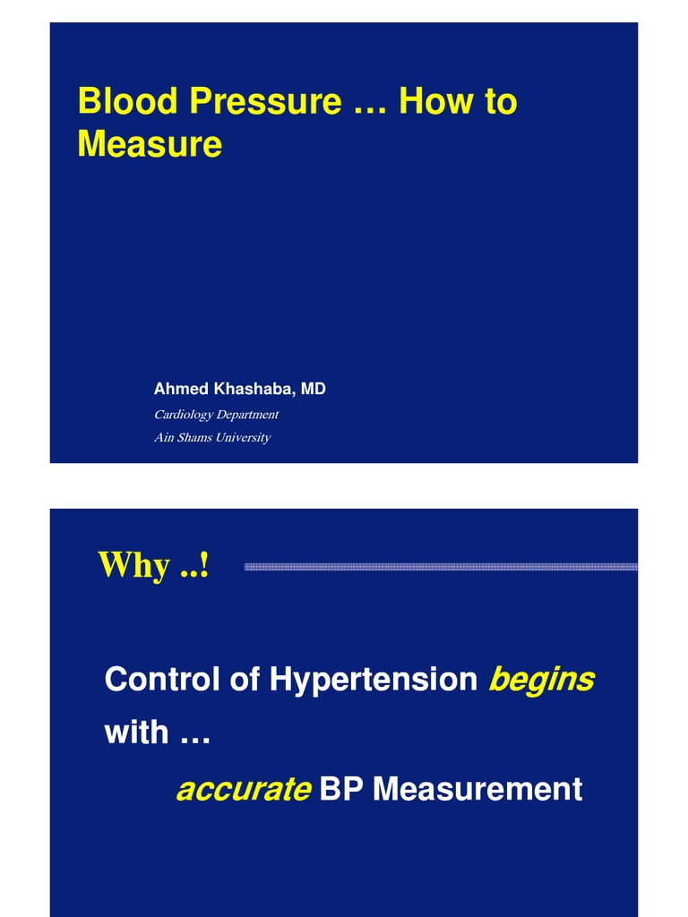 How To Measure BP | PDF | Blood Pressure | Cardiovascular Physiology