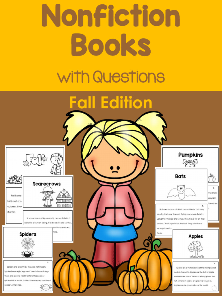 Fall Nonfiction Books with Questions | PDF | Bat | Scarecrow (Oz)