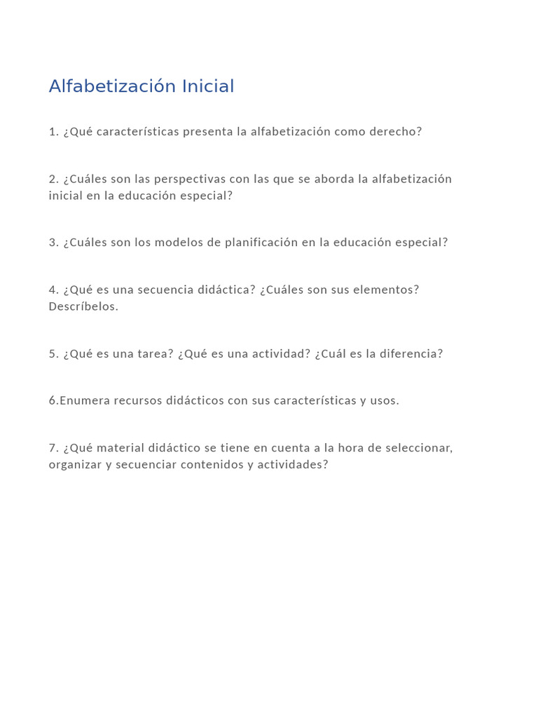 Alfabetización Inicial | PDF | Plan de estudios | Literatura