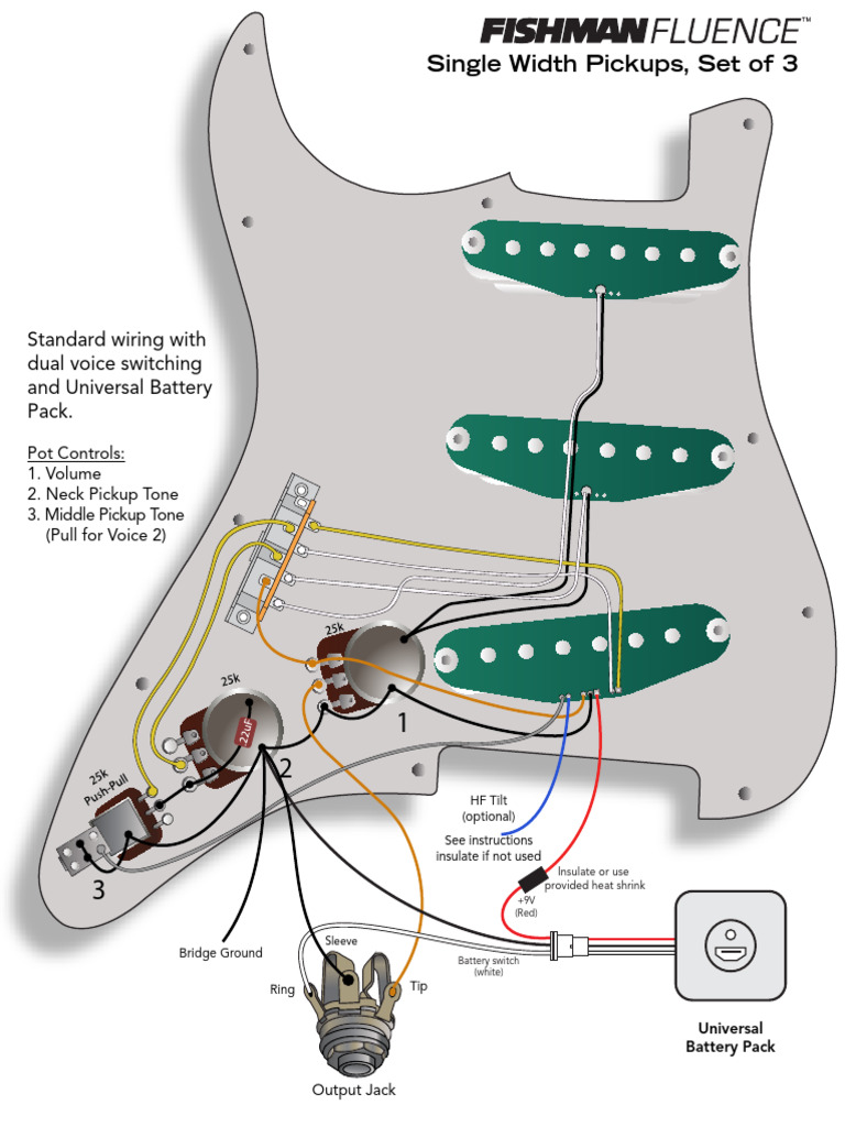 Fluence Single Width Wiring Diagram Universal Battery Pack | PDF