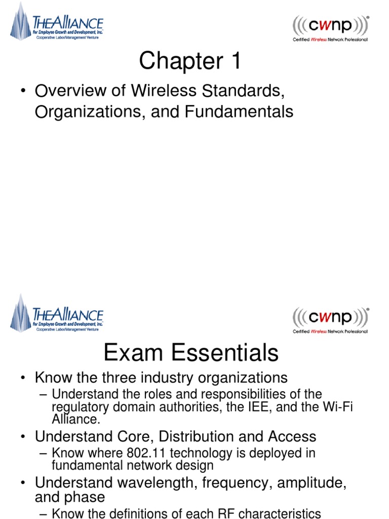 Overview of Wireless Standards, Organizations, and Fundamentals | PDF ...