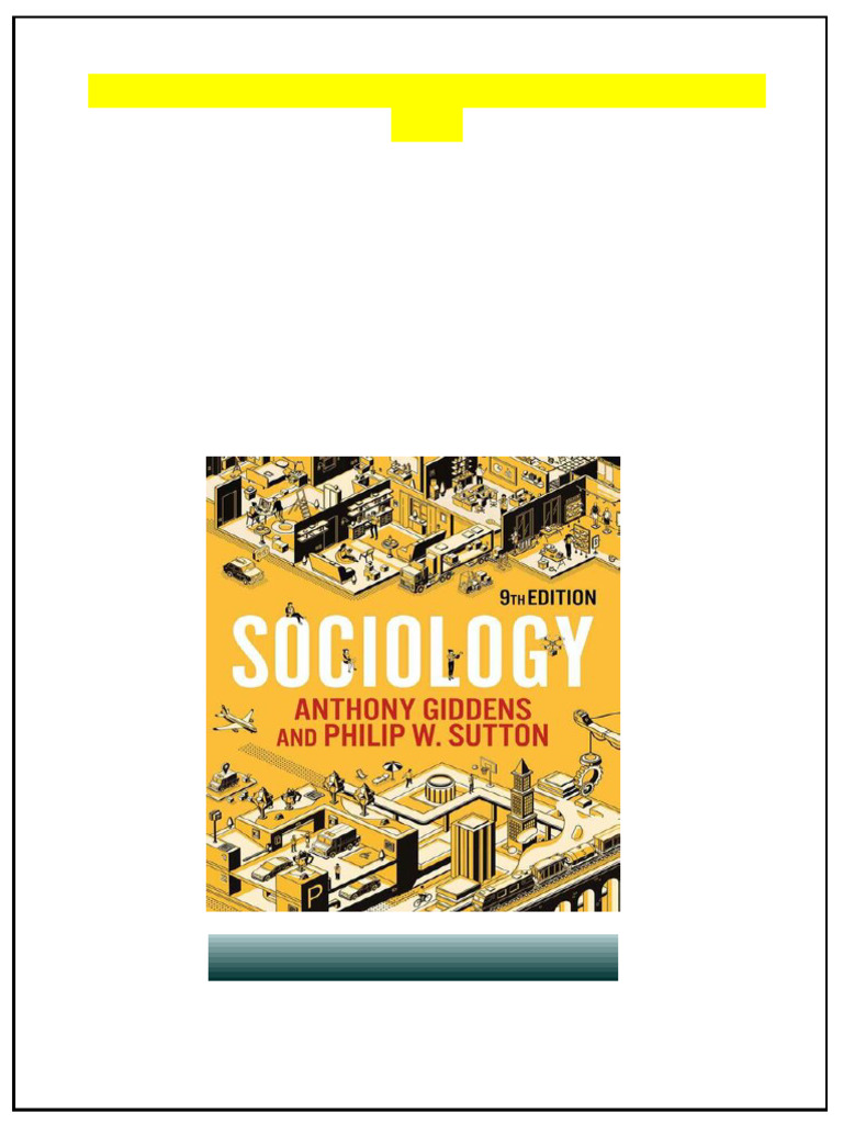 Sociology (9th Edition) Anthony Giddens Online Version | PDF | Methodology | Evaluation