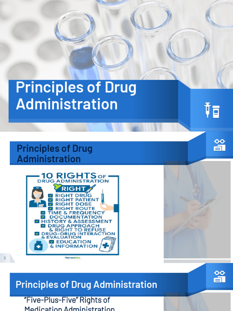 Five Rights of Drug Administration | PDF | Injection (Medicine ...