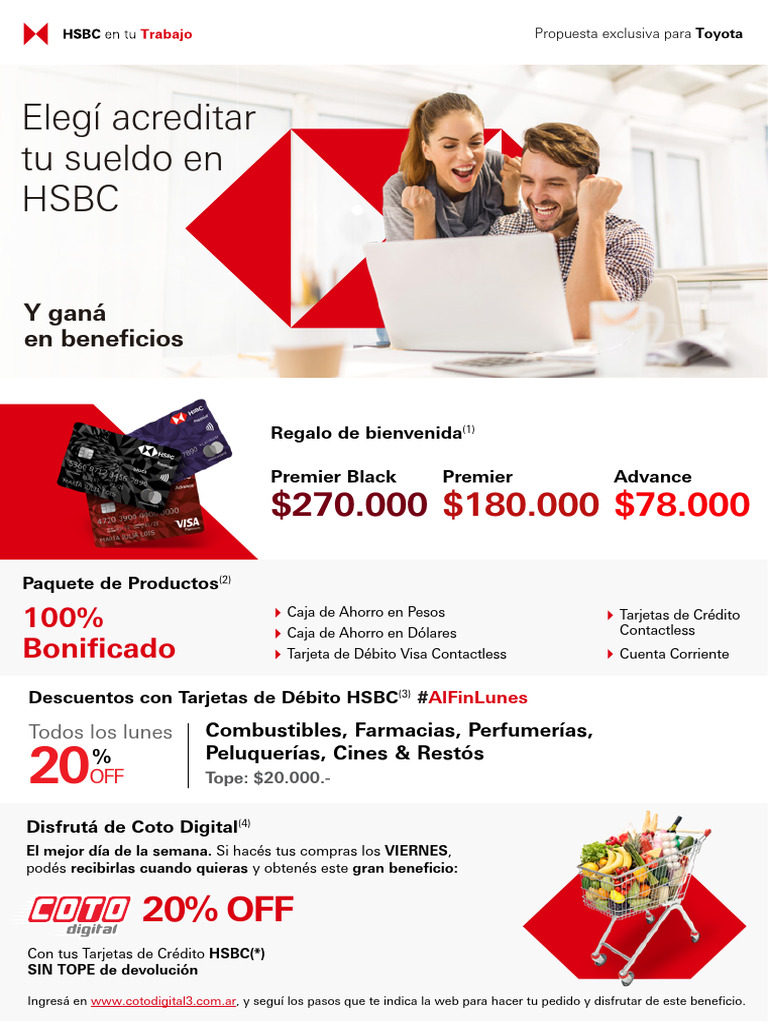 Hsbc | PDF | Visa Inc. | Tarjeta de débito