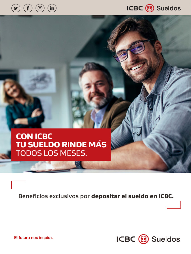 Beneficios por depositar sueldo en ICBC | PDF | Tarjeta de débito ...