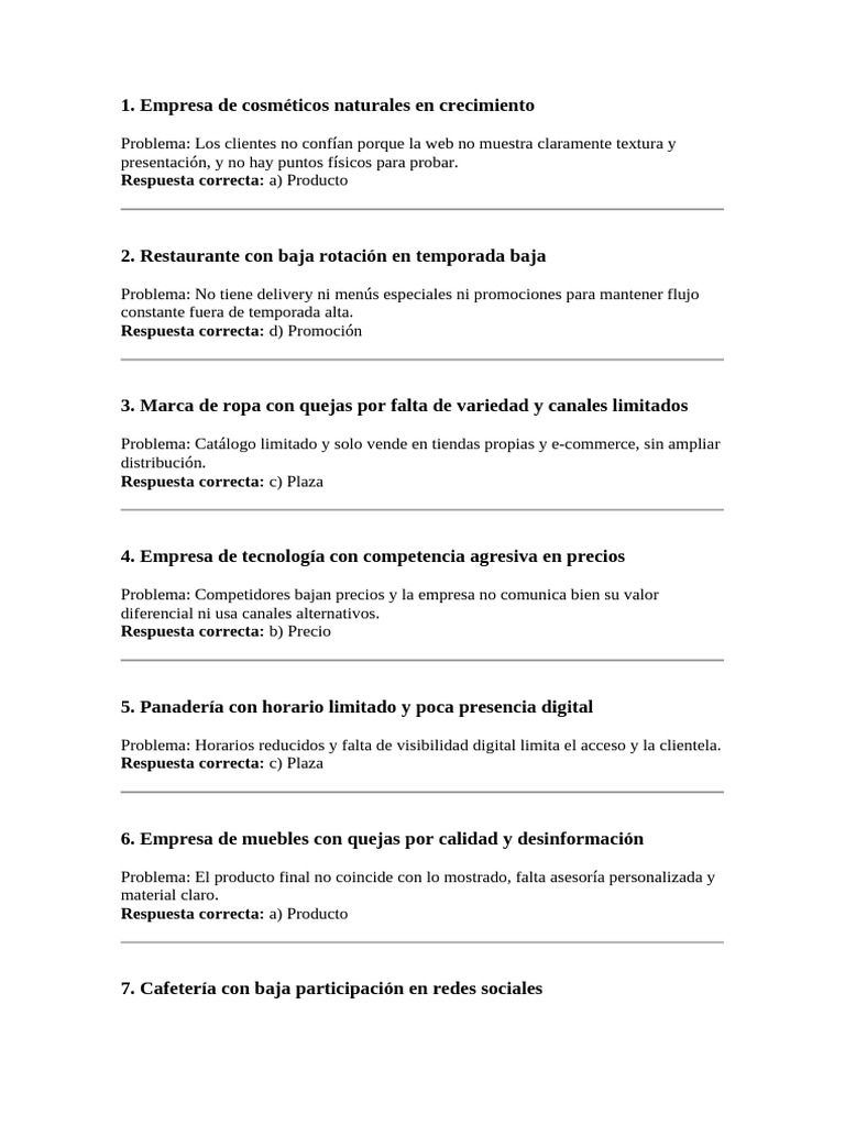 1resp de Marketing | PDF