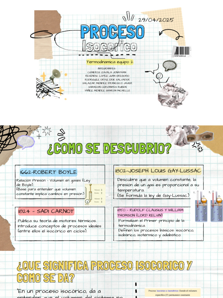 Proceso Isocorico | PDF | Gases | Presión
