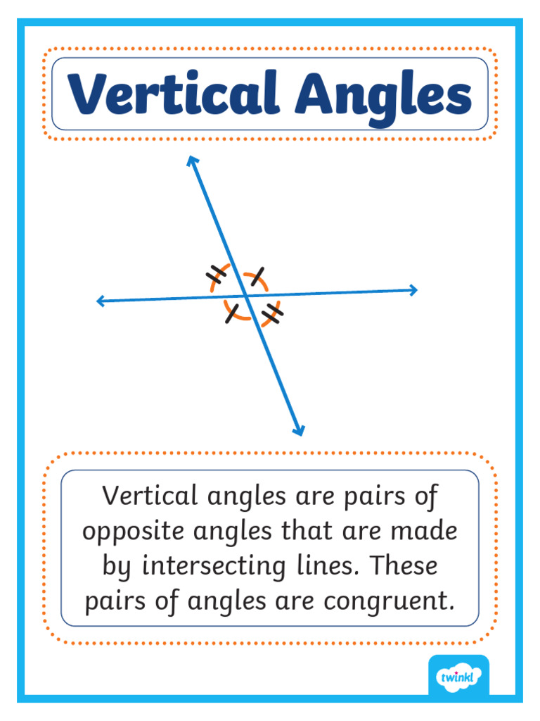 Special Angle Pairs Poster Pack | PDF