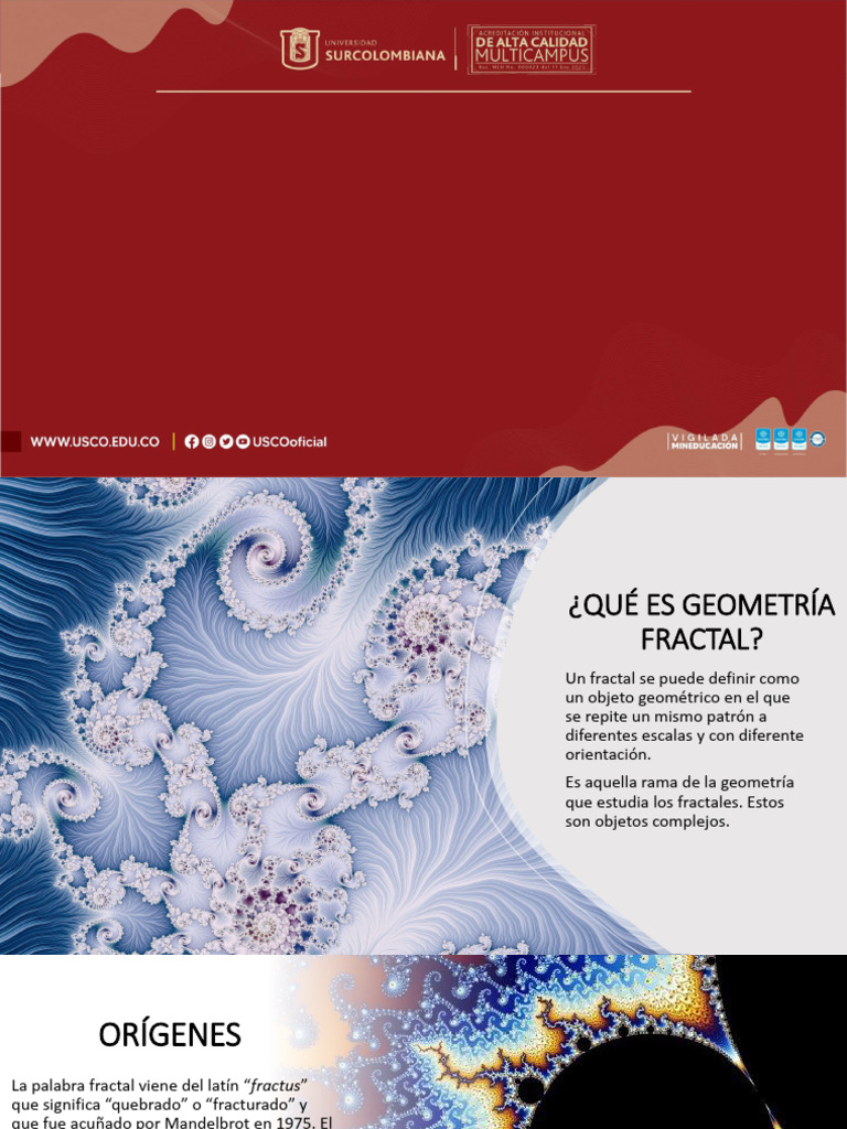 Introducción a la Geometría Fractal | PDF | Fractal | Geometría