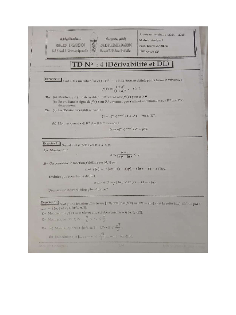 TD 4 | PDF