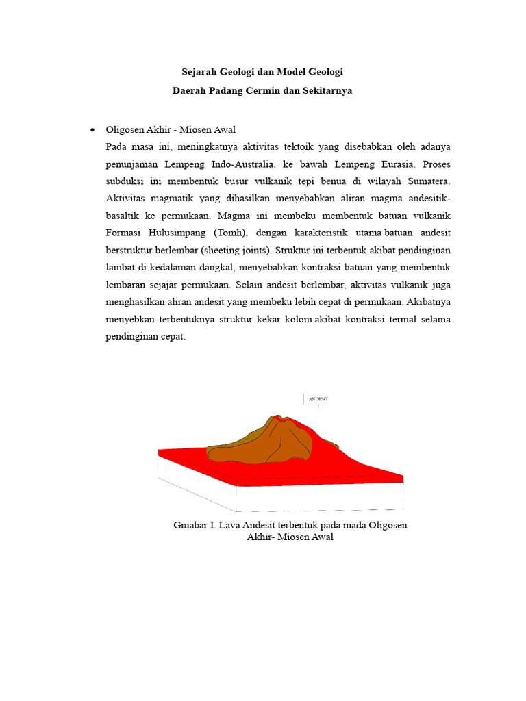 Sejarah Geologi Dan Model Geologi | PDF