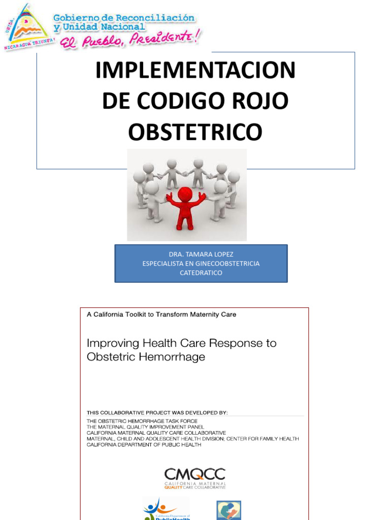 Implementación del Código Rojo Obstétrico | PDF | Medicina CLINICA | Sangre