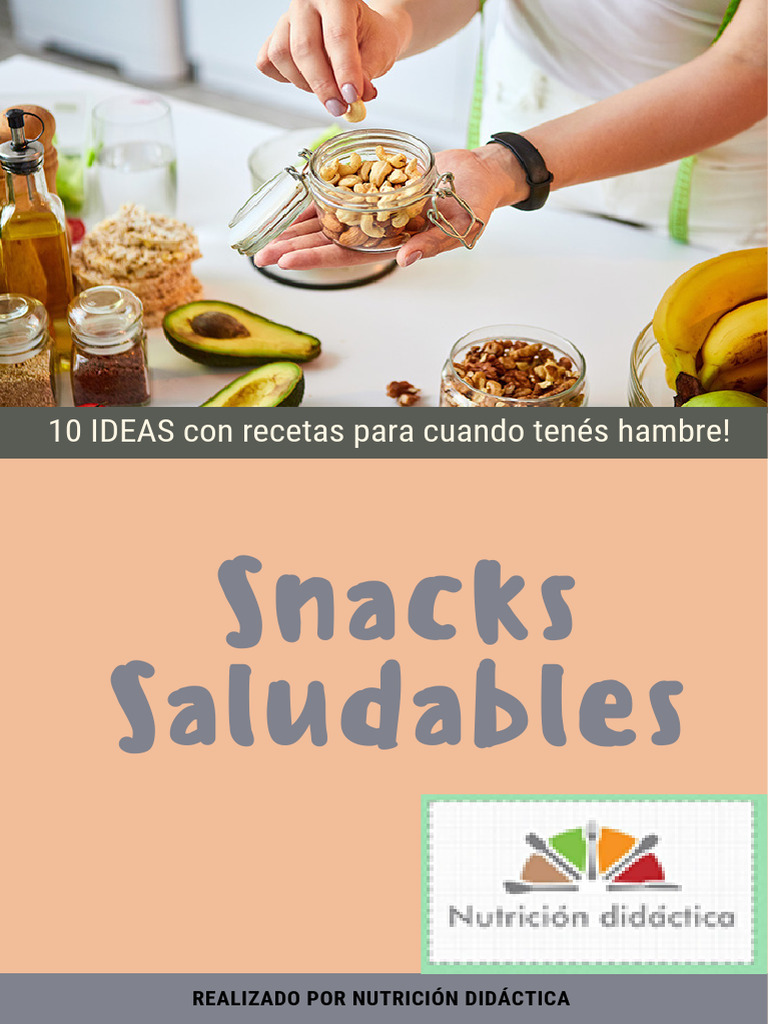 Snacks Saludables Con Receta | PDF | Panes | Mollete