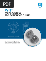 Self-Clinching Nut Data Sheet (PEM) | PDF | Nut (Hardware) | Screw
