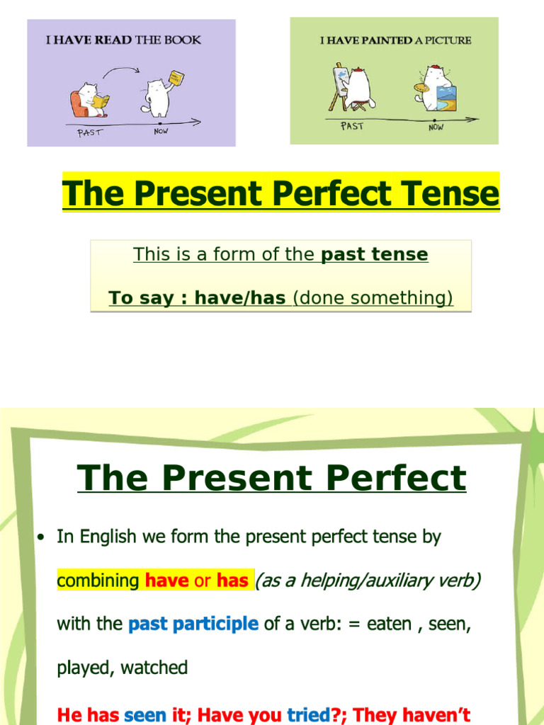 Present Perfect Presentation | PDF