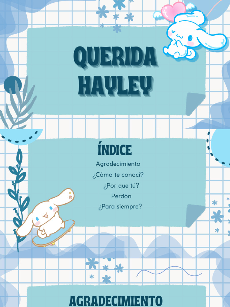 Querida Hayley | PDF