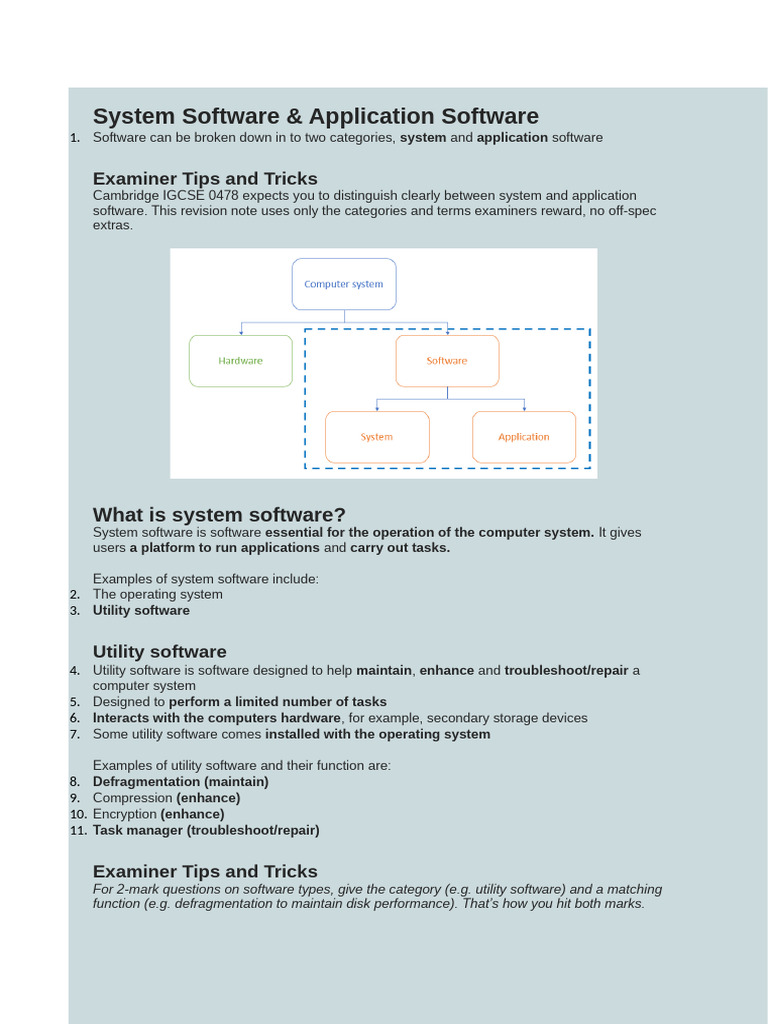 CS Chapter 4 Software - 250905 - 203808 | PDF | Graphical User ...
