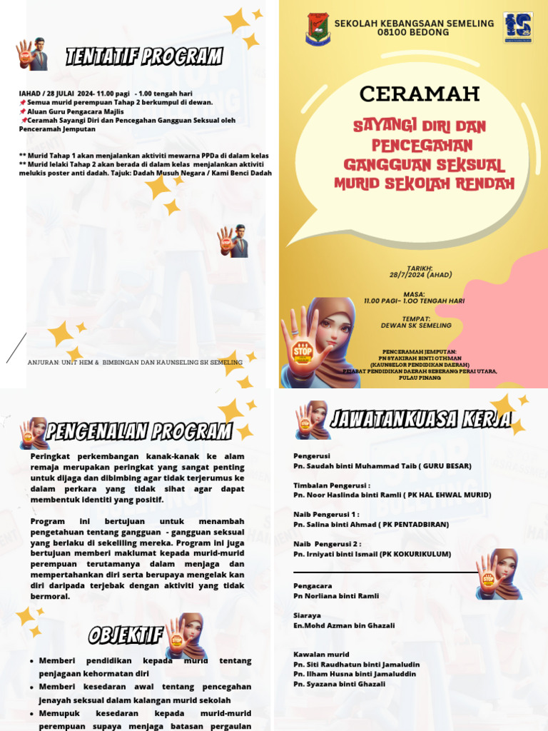 Buku Program Anti Buli Dan Gangguan Seksual Semes 2023 - 20240725 - 120947 - 0000 | PDF