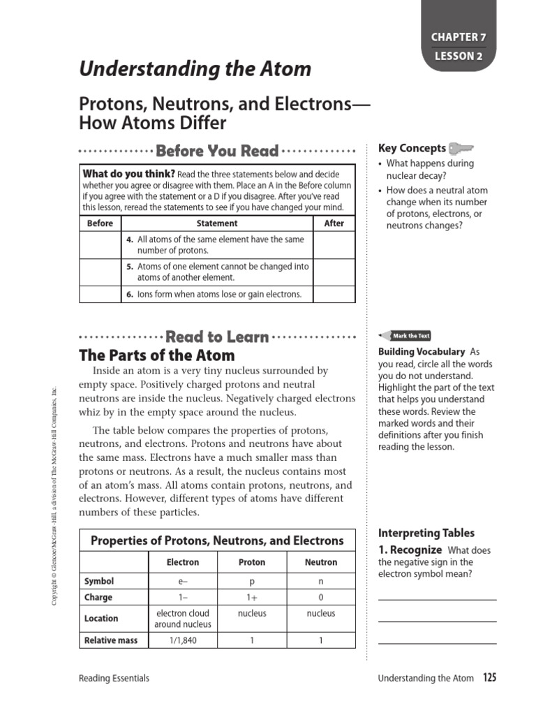2-Chap 9.2 Atom Structure and Radioactivity-1 | PDF | Atoms | Proton