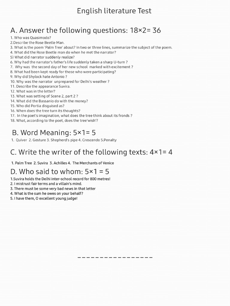 Lit Test Internal | PDF