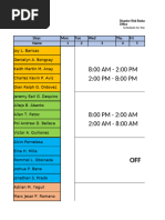 July 2022 Skeletal Workforce Schedule | PDF