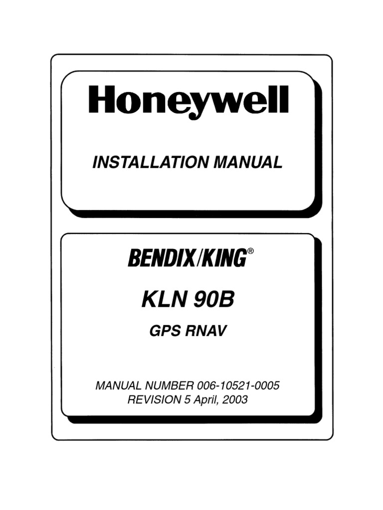 King KLN-90B Install | PDF | Electrical Wiring | Cable