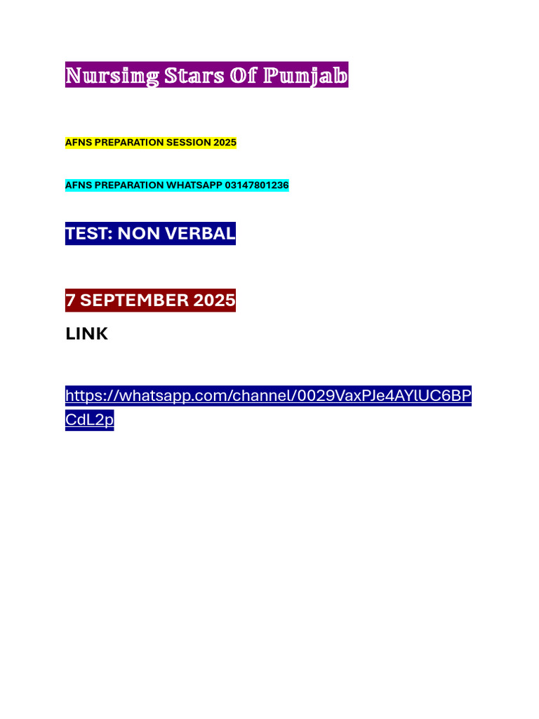 Non Verbal TEST-3 | PDF