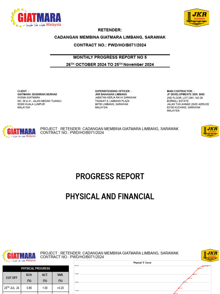 Progress Report for Giatmara Limbang | PDF | Electrical Wiring ...