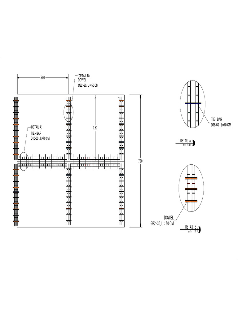 (Detail B) Dowel Ø32 - 30, L 50 CM | PDF