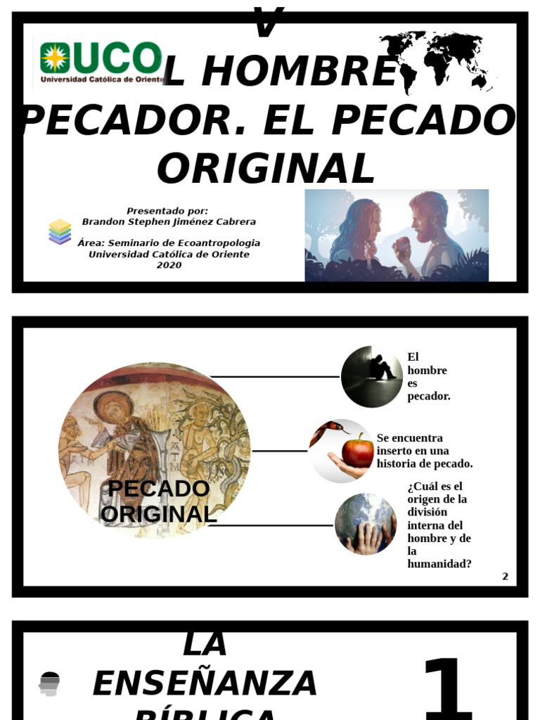 Pecado Original: Origen y Consecuencias | PDF | Pecado | Creencia y ...