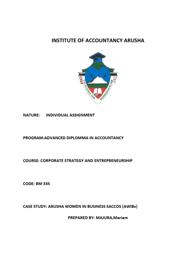 Arusha Women in Business Saccos | PDF | Interest | Profit (Accounting)