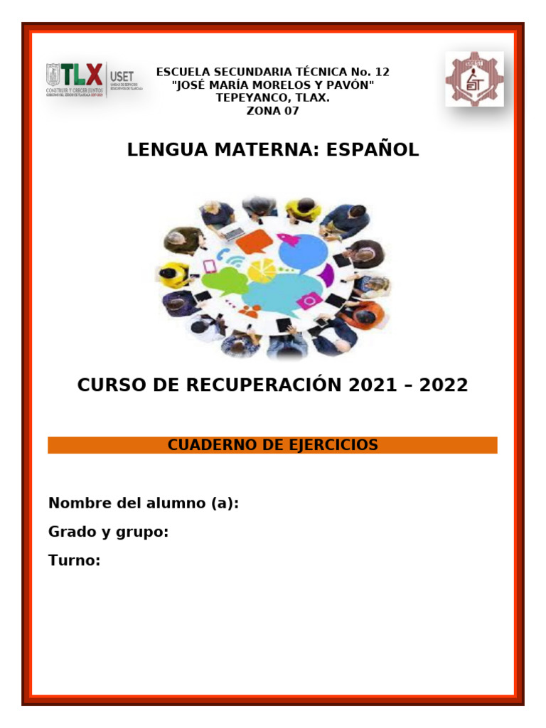 Cuadernillo de Ejercicios para Secundaria | PDF | Metro (poesía) | Rima