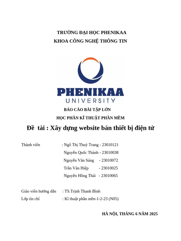 Báo Cáo KTPM | PDF