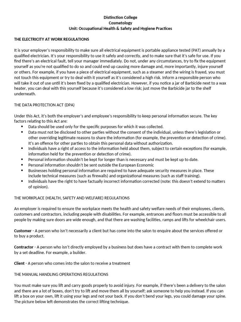 OHS Security Hygiene 2 | PDF | Disinfectant | Sterilization (Microbiology)