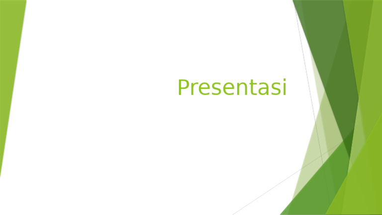 Presentasi | PDF