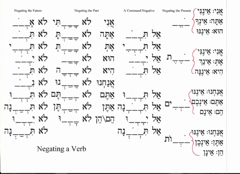 Negating A Verb | PDF