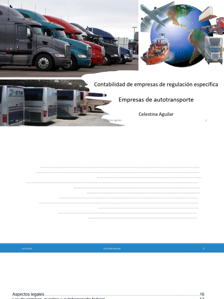 Autotransporte Foráneo de Carga General | PDF | Transporte | Transporte ...