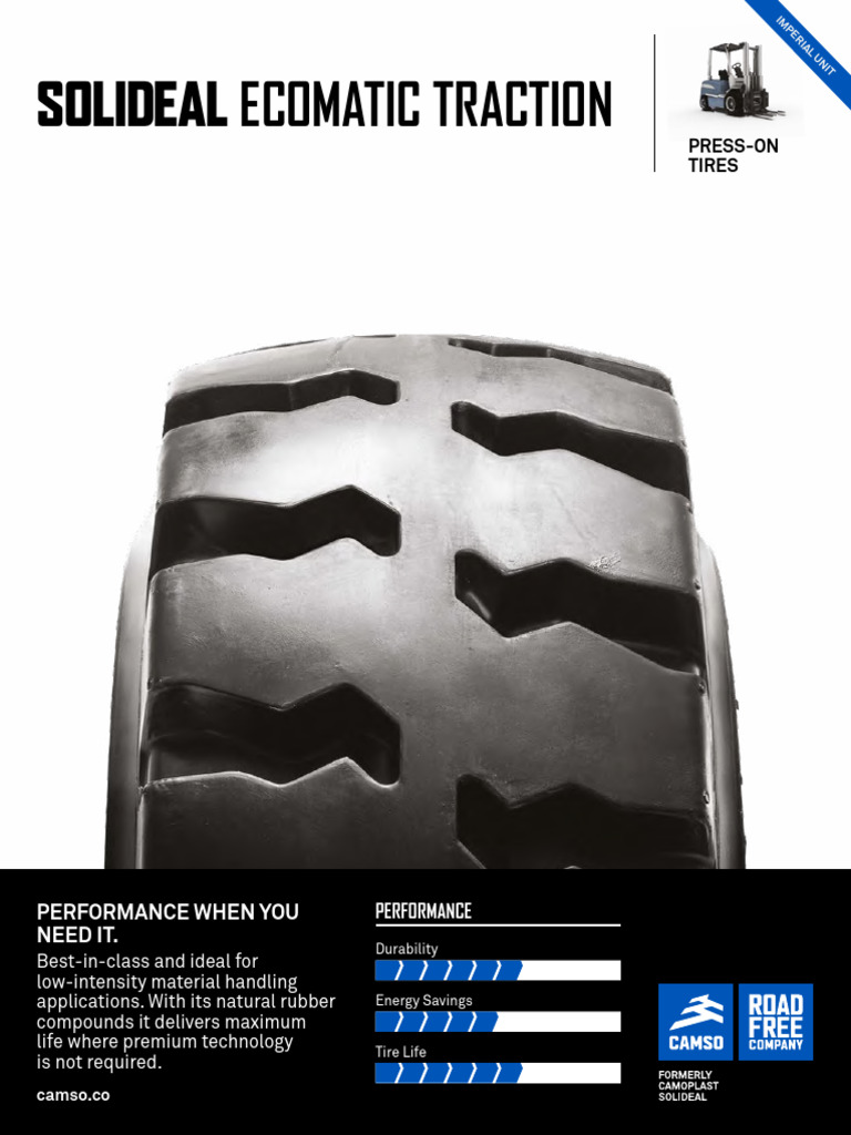 Camso Ecomatic Press On Traction and Smooth | PDF | Tire | Land Vehicles