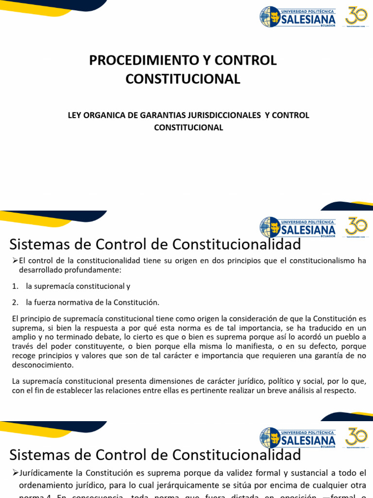 Control Abstracto Concreto y Mixto | PDF | Constitución | Juez