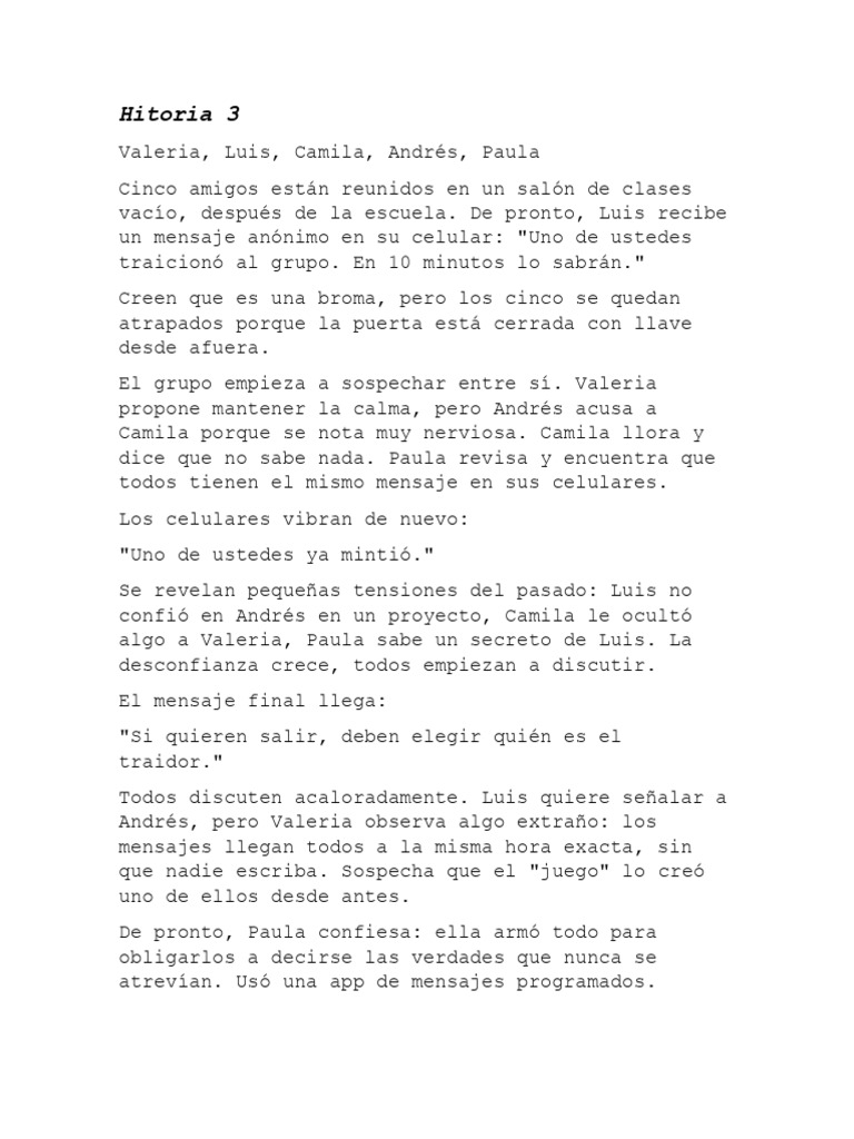 Historia3 Mensaje Sos. | PDF